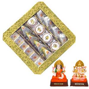 Assorted Kaju Sweets in a Gift Box, Exclusive Sweets