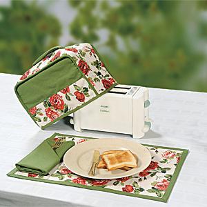 Floral Elegance Toaster Cover Set | Home Decor