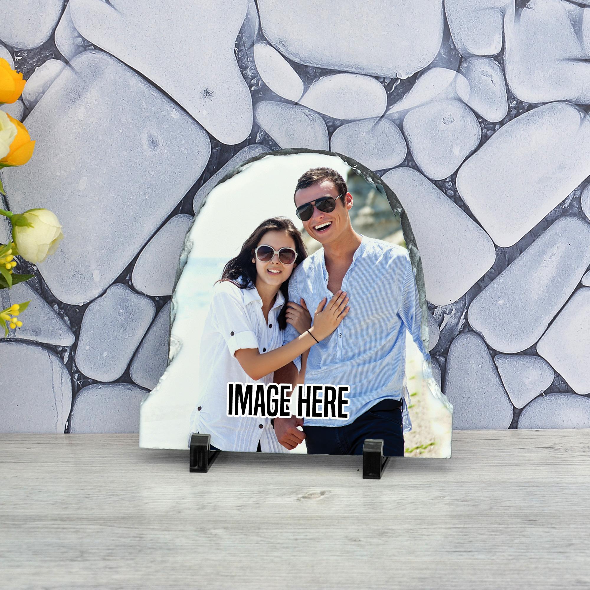 Unique Personalized Rock Frame, Personalized Rock Photo
