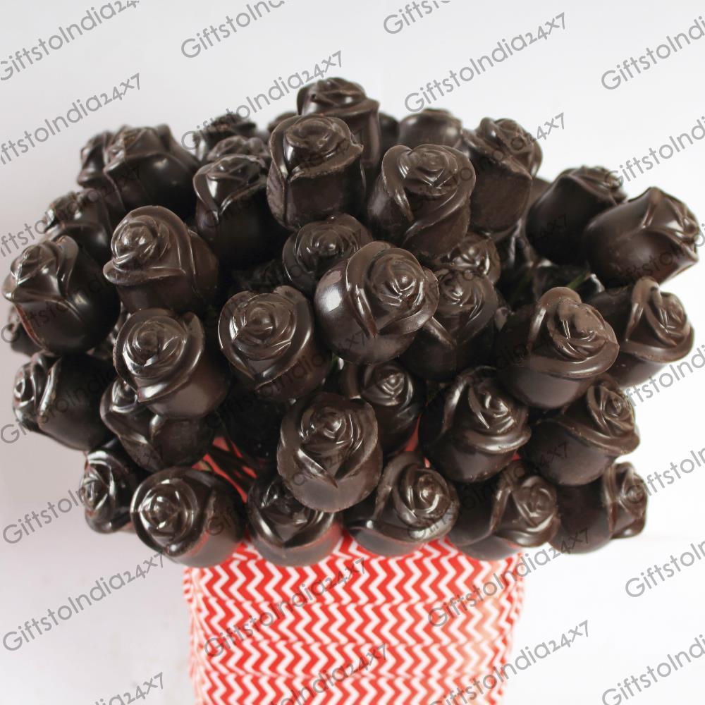 Chocolate roses-pack of 100 | Chocolates