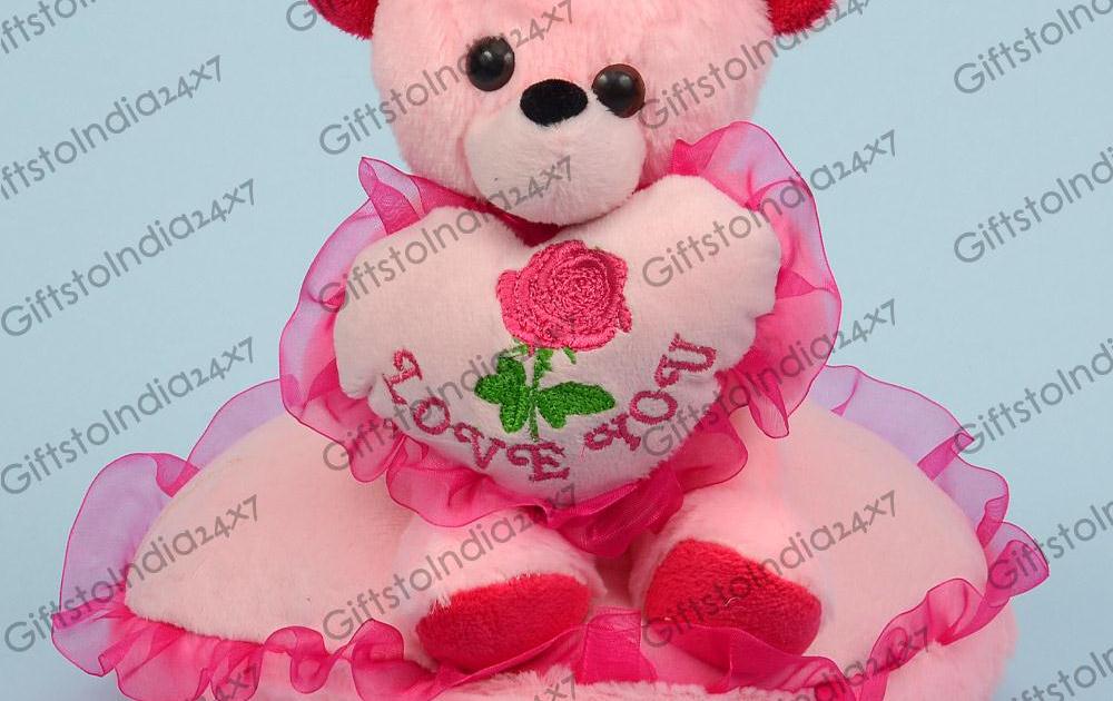 Small Teddy With Heart | Soft Toys