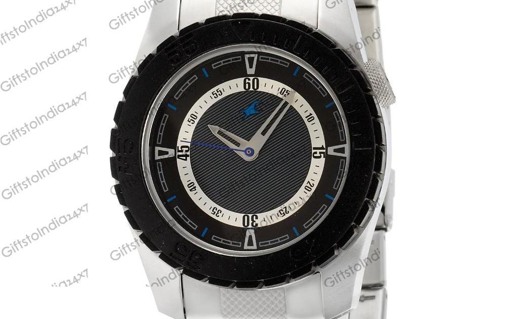 Fastrack 3006Sm01-Dc522 Silver/Black Watch | Watches (Him)