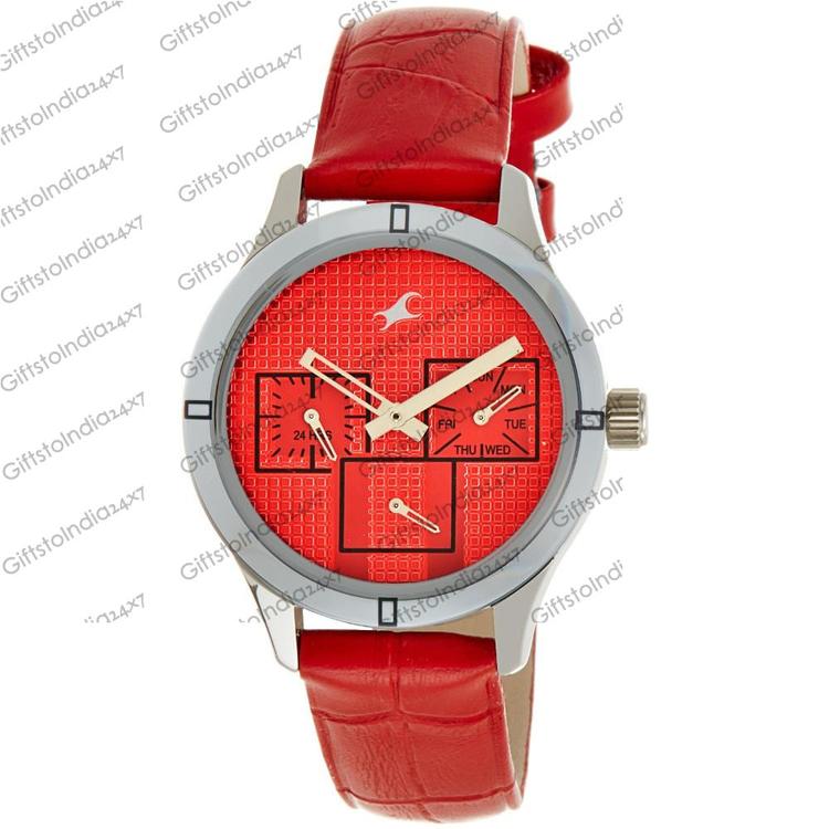 Fastrack Watches For Girls Red