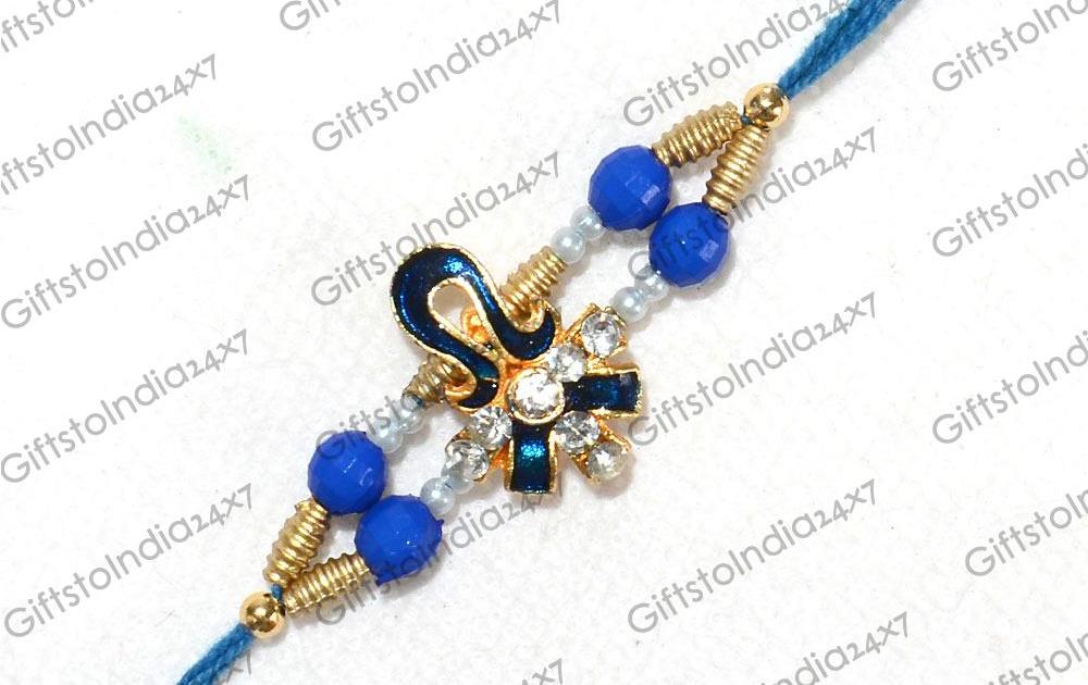 Magnificent Stone Studded Rakhi | Cheap Rakhi