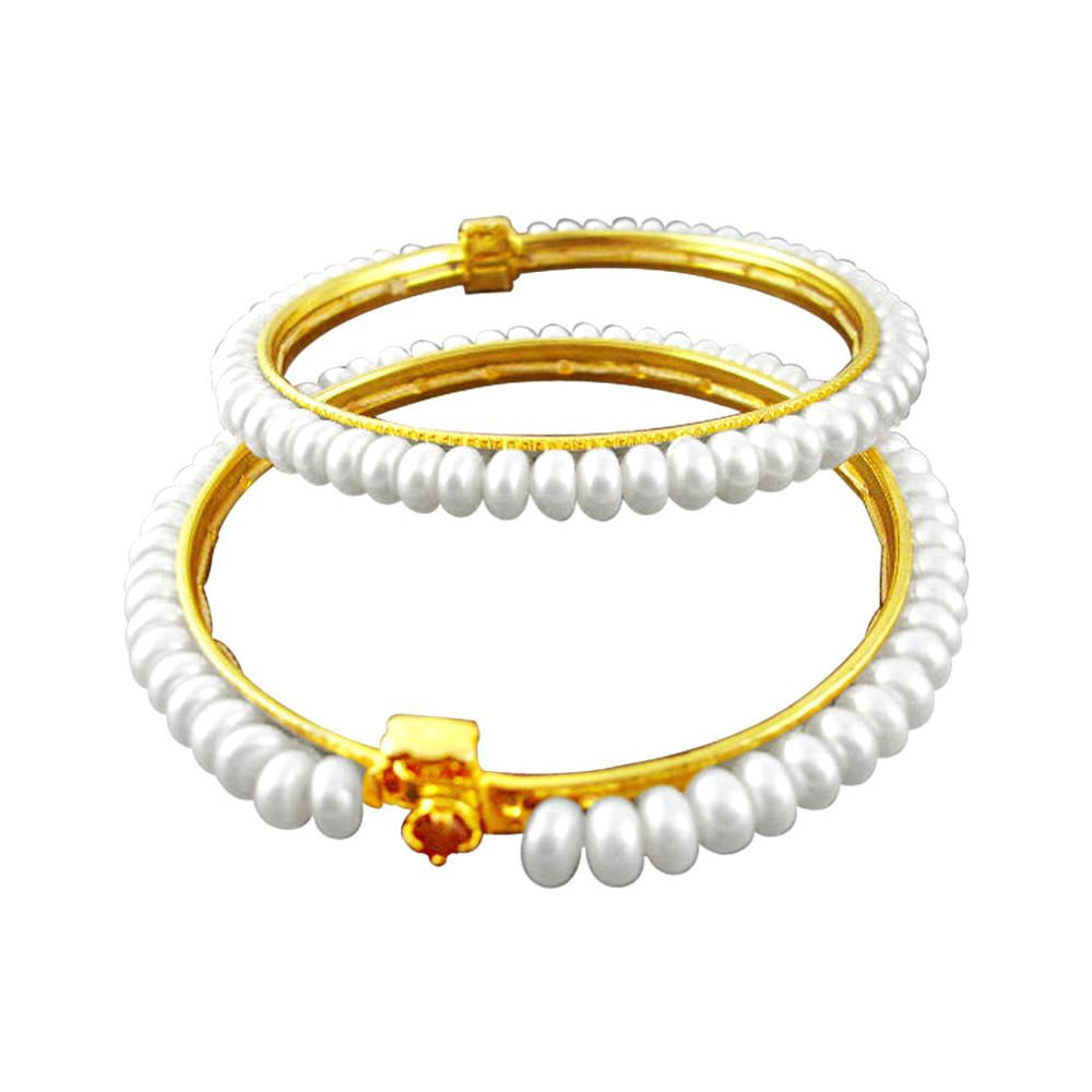 White Pearl Bangles-2, Jewellery