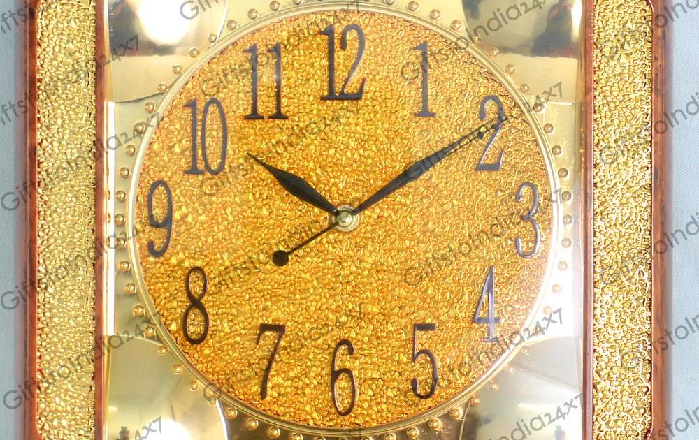 Golden Wall Clock | Clocks