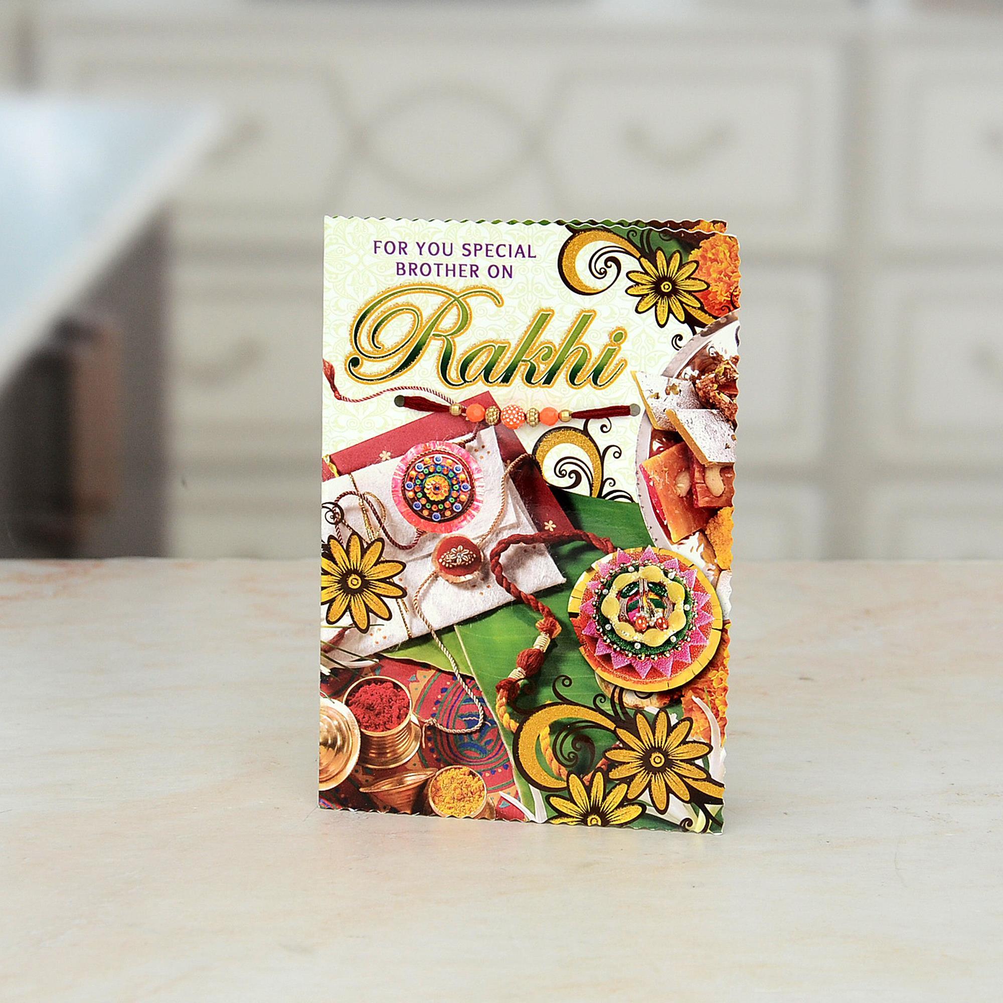 A Special Rakhi Greetings Card for Brother, Rakhi Greeting Cards