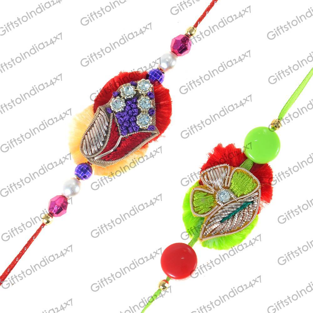 A Pair of Remarkable Rakhis | Cheap Rakhi