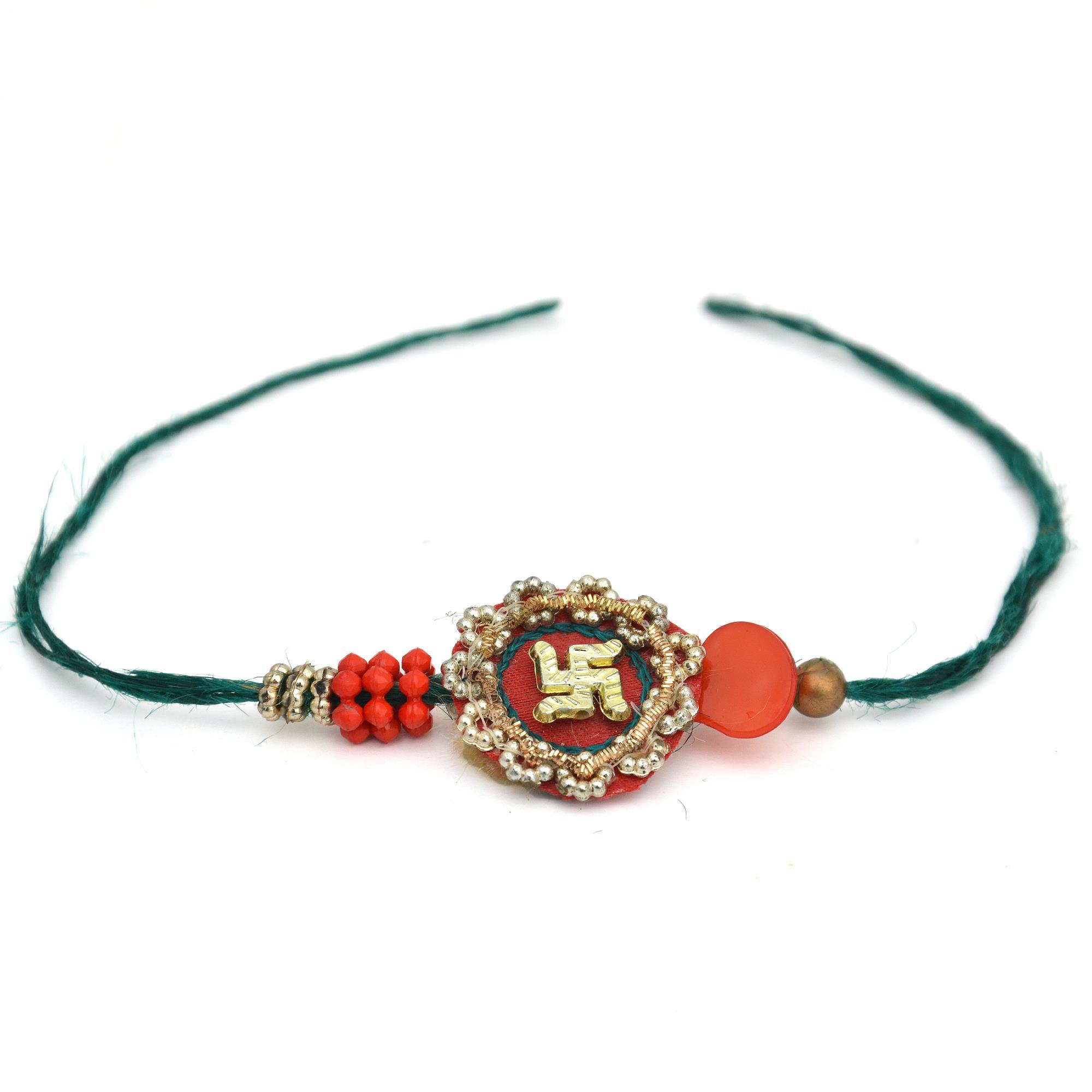 The Swastika Bracelet Rakhi | Rakhis