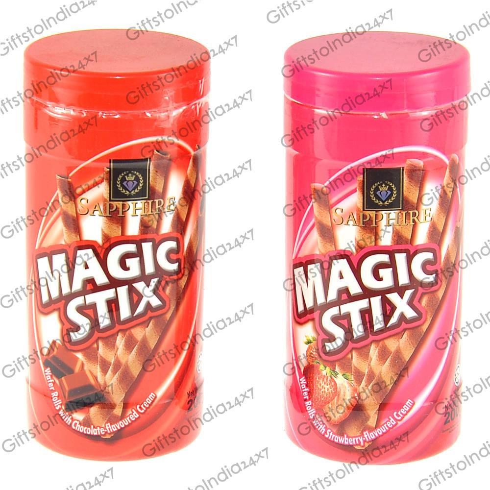 A Pair of Sapphire Magic Stix Jars | Chocolates