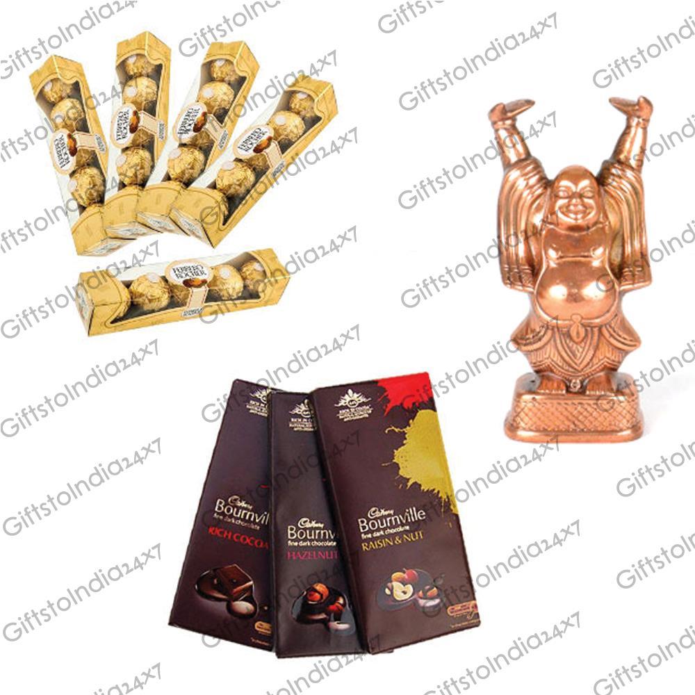 Chocolate Treats, Laughing Buddha | Valentin Gift Hampers