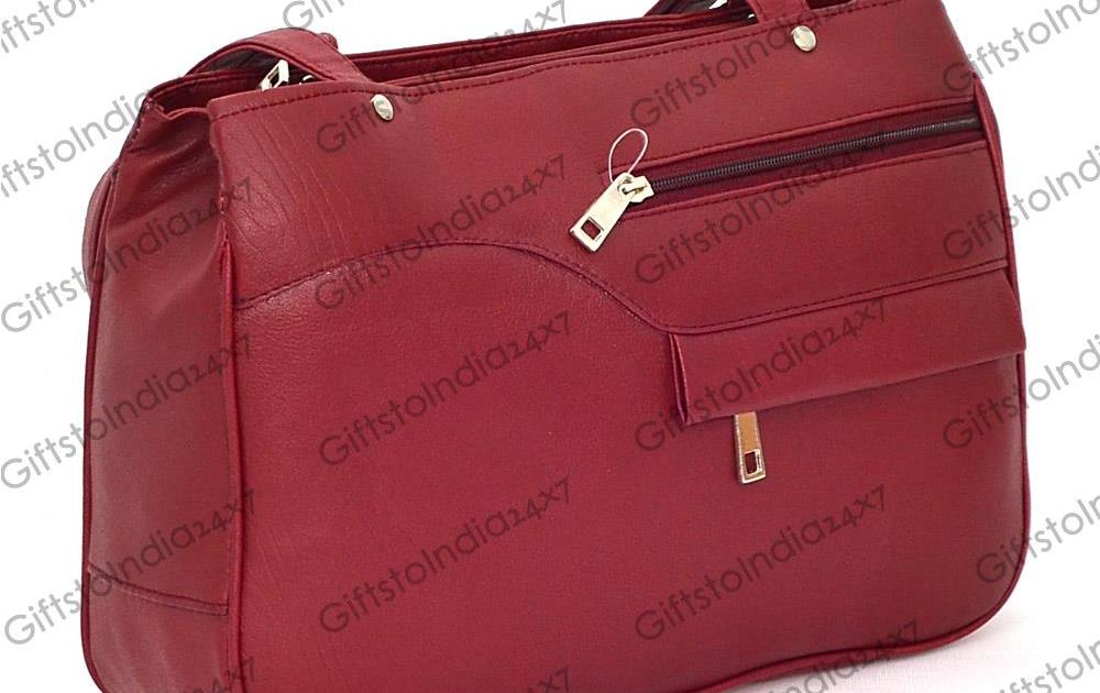 Beautiful Maroon Ladies Handbag | Bags & Purses