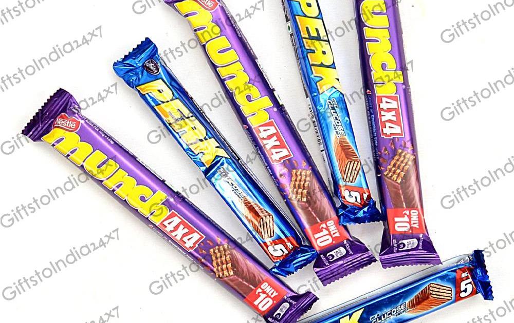 3pc Nestle Munch & 3pc Cadbury Perk | Only Chocolates