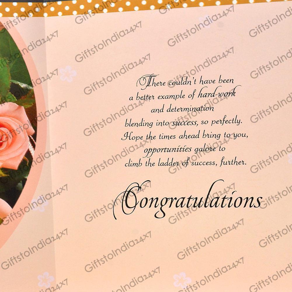 A Warm Congratulation Card, Greeting Cards