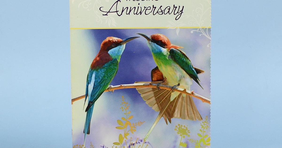 Colorful Anniversary Greetings Card | Anniversary Cards