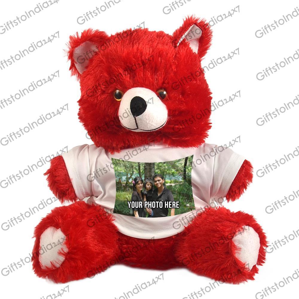 Red Personalized Teddy Bear | Personalized Gifts