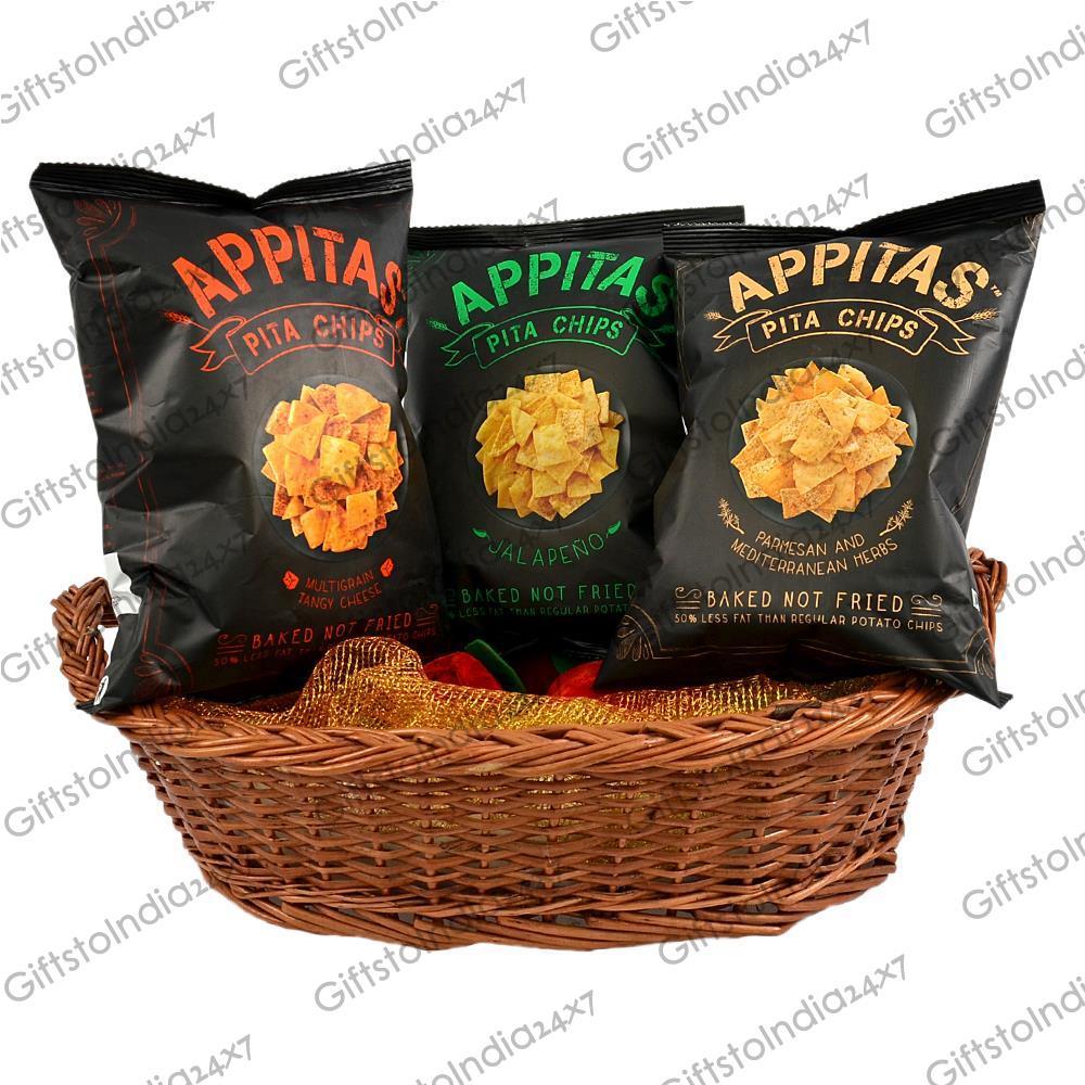 Tasty Pita Chips Hamper | Gift Baskets
