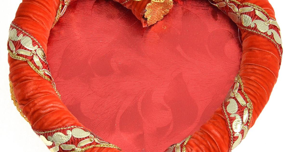 Red Heart Shape Thali | Exclusive Thalis