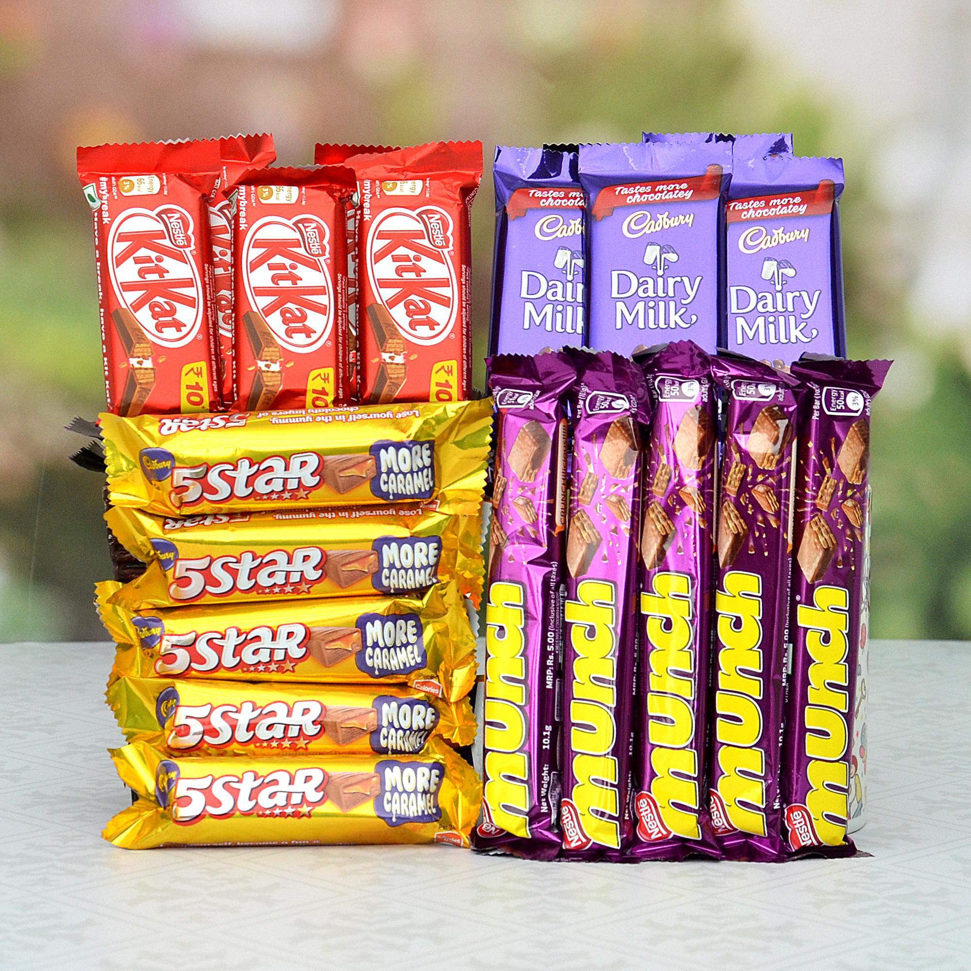 Crispy Crunchy Chocolaty Hamper | Only Chocolates