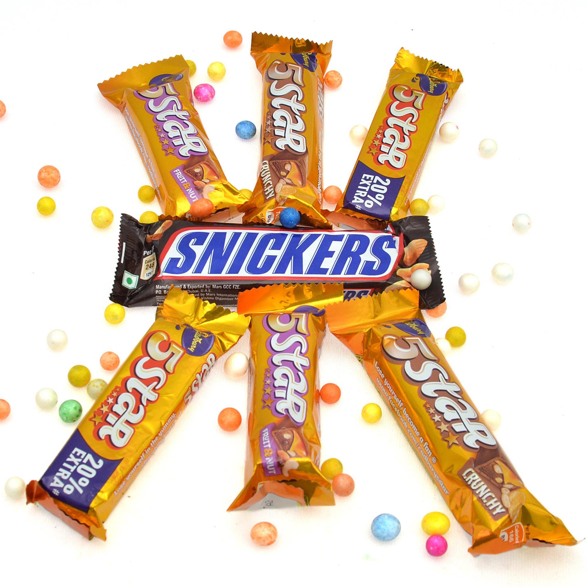 Combo of Snickers and Five Star | Only Chocolates