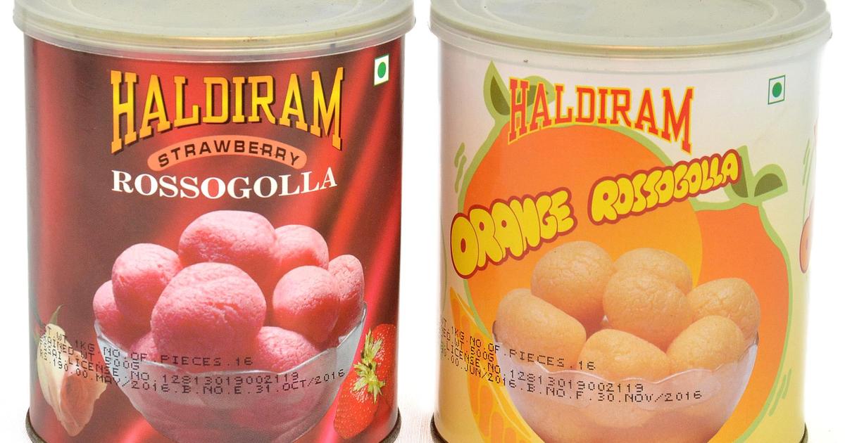 Strawberry and Orange Rasgulla Hampers, Exclusive Sweets