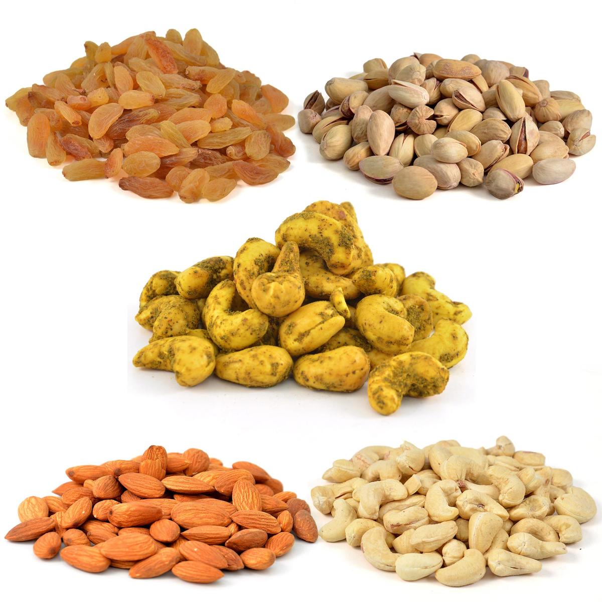 5 Assorted Dry Fruits 500 Gms Dry Fruits Hampers 5-assorted-dry-fruits-500-gms-dry-fruits-hampers