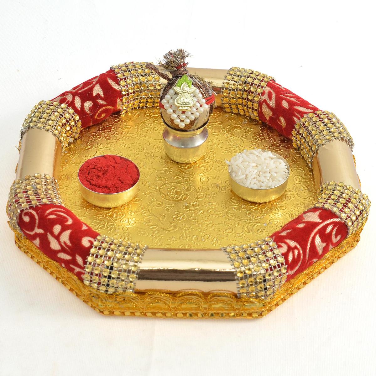 Thali with Elegant Touch | Thali for Puja