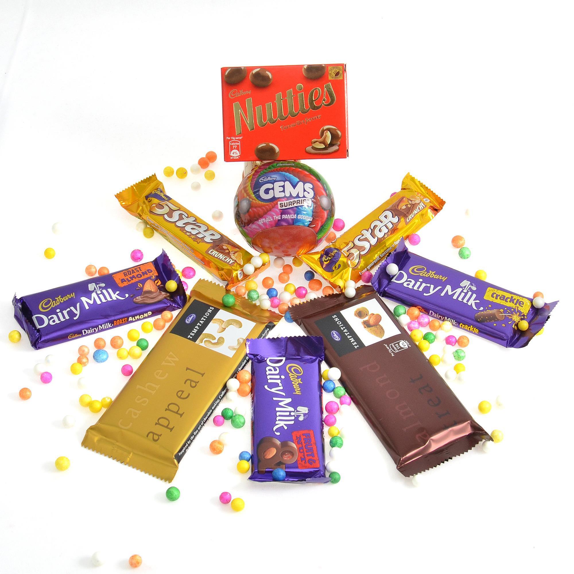 Hamper of Mixed Chocolates (Express), Same Day Chocolates