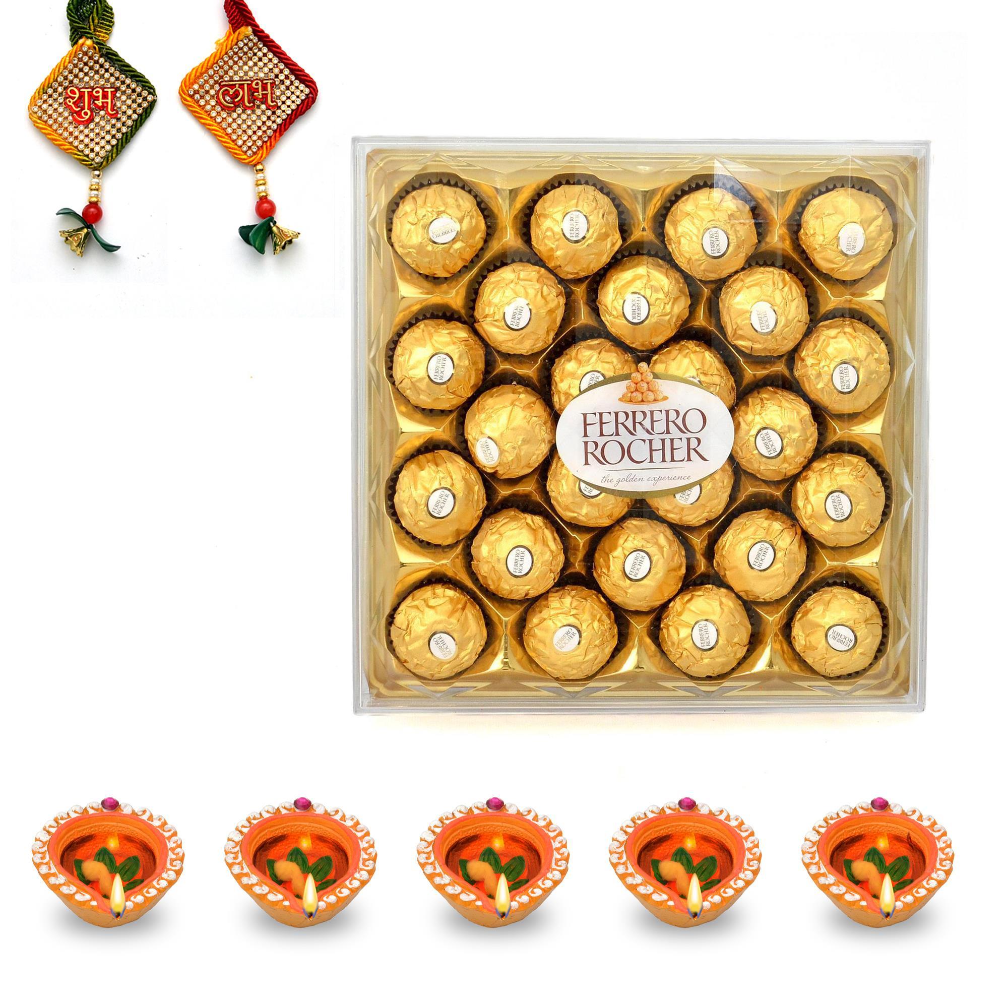 Yummy Ferrero Rocher With Diya | Diwali Hampers