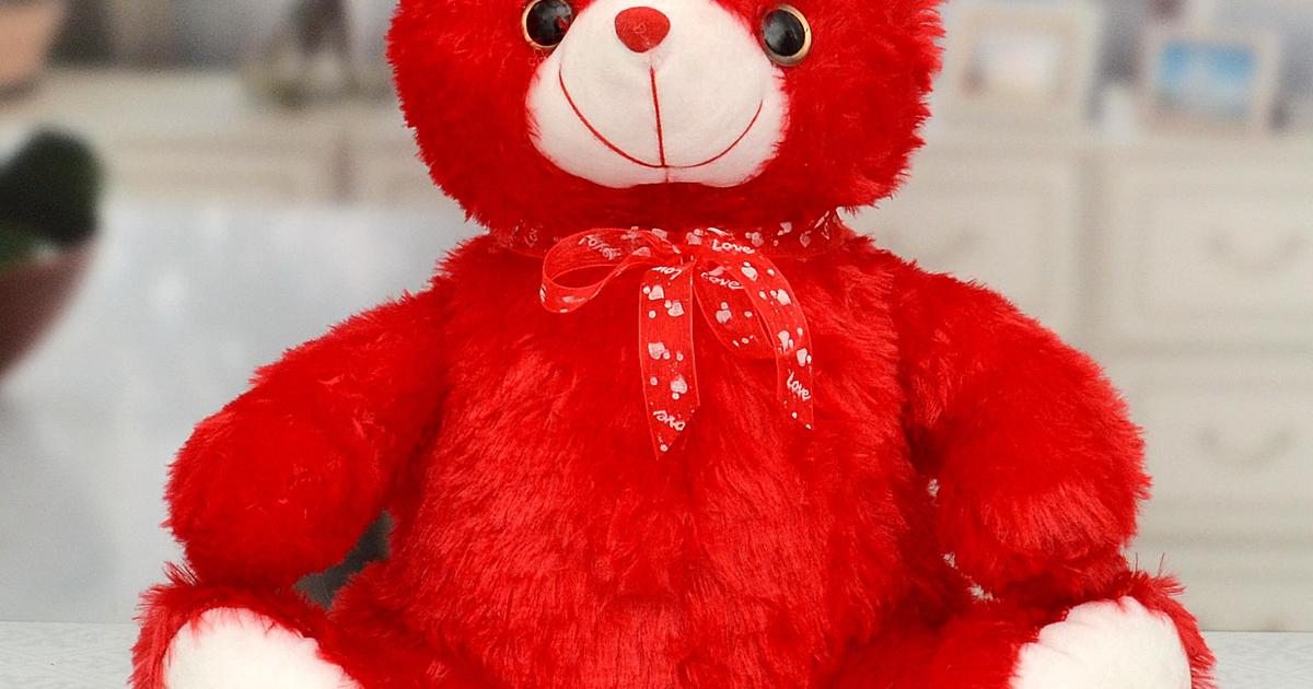 Big Red Teddy Bear | Soft Toys