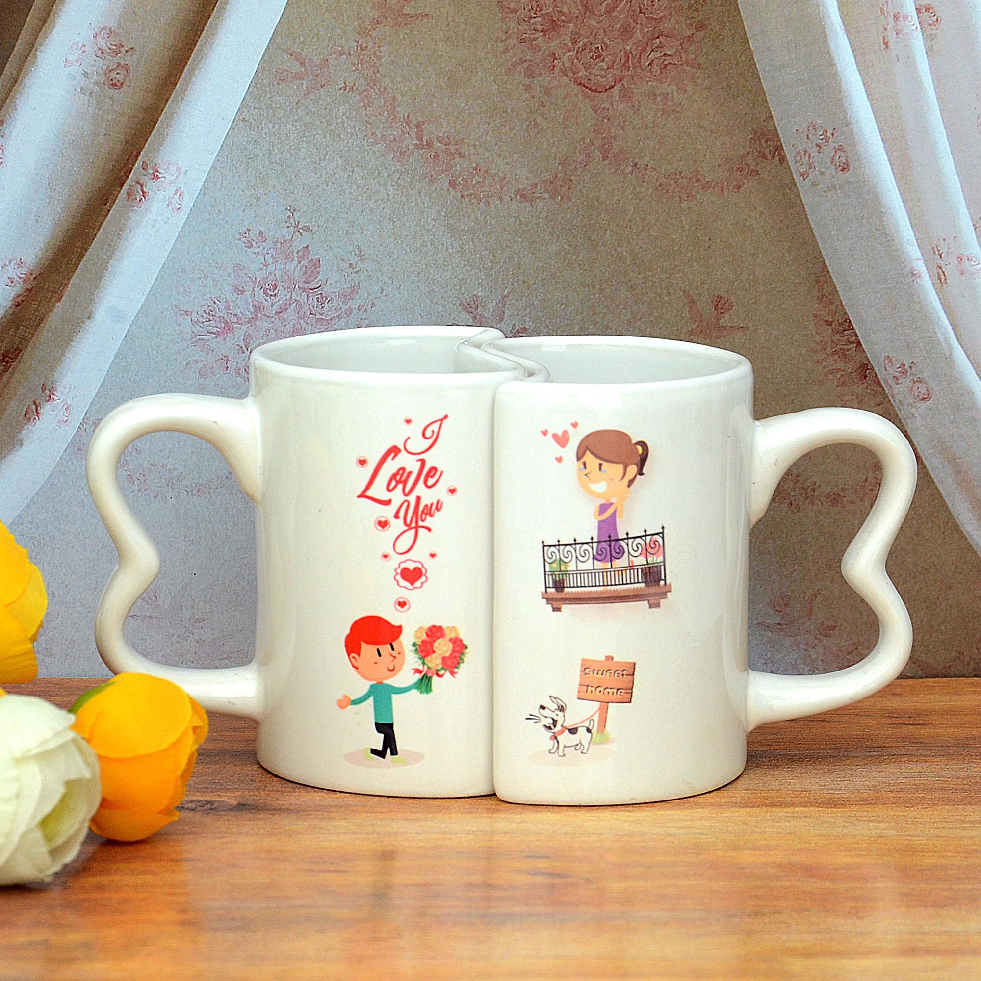 Cute Couple Mug, Personalized Photo Mugs
