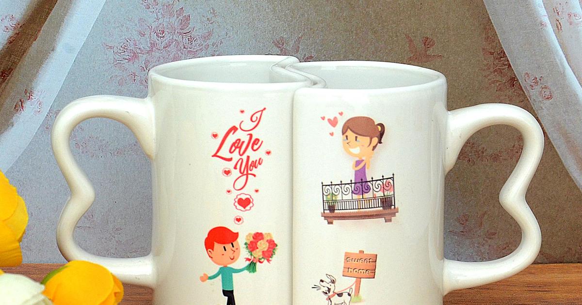 Cute Couple Mug, Personalized Photo Mugs