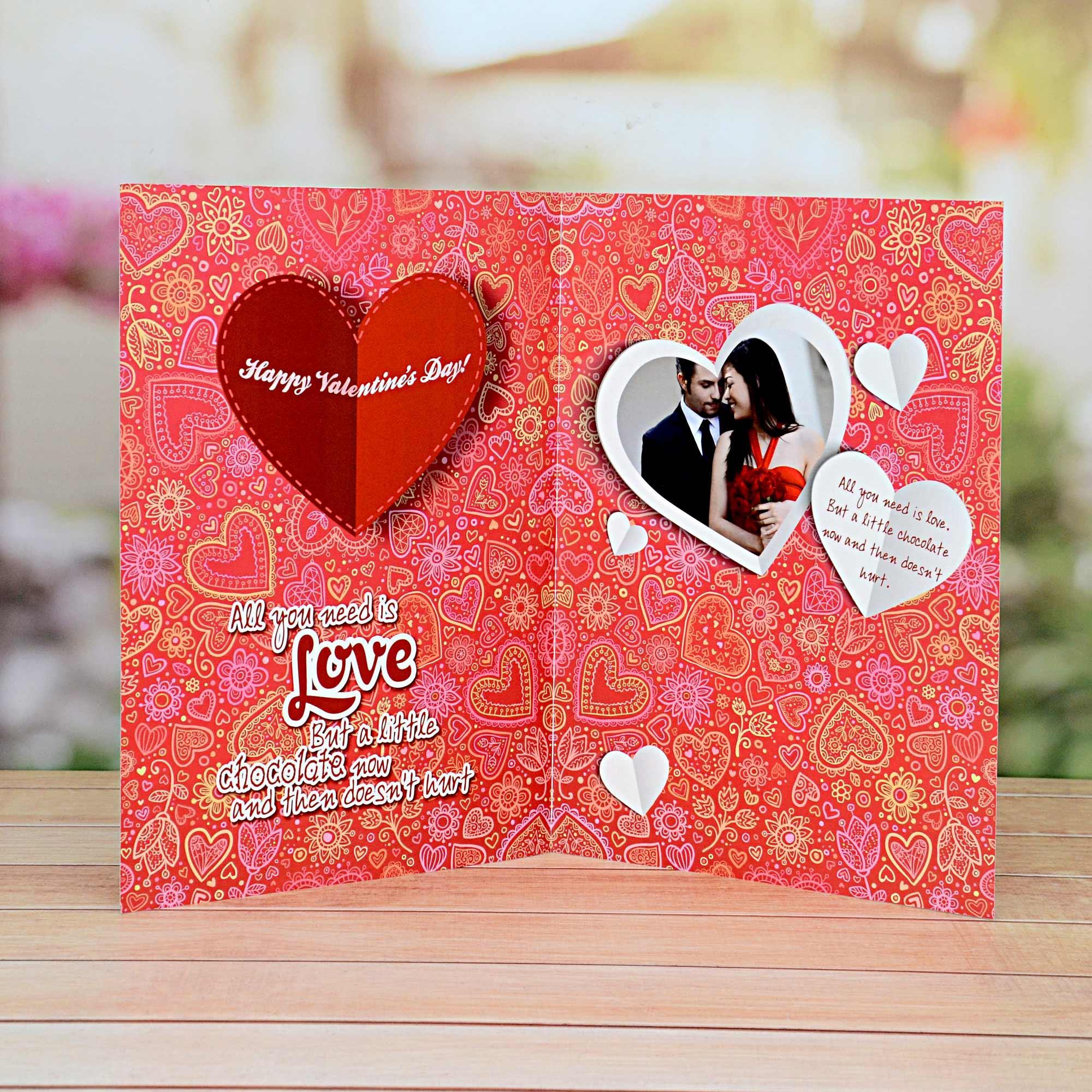 Red Heart Valentine Card | Personalised Cards