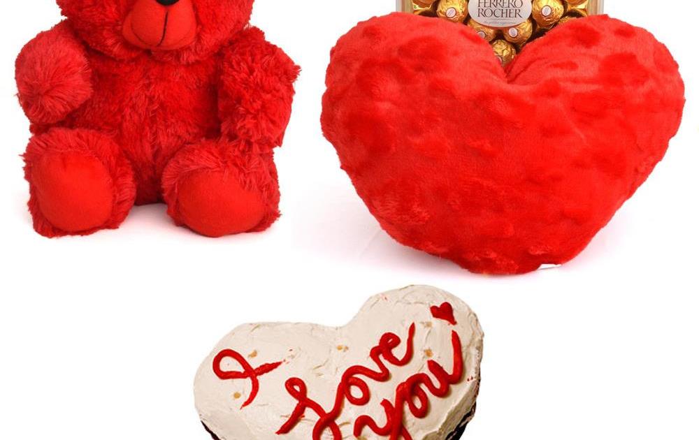 Serenade of Ferrero Rocher with Red Teddy | Valentine Serenades