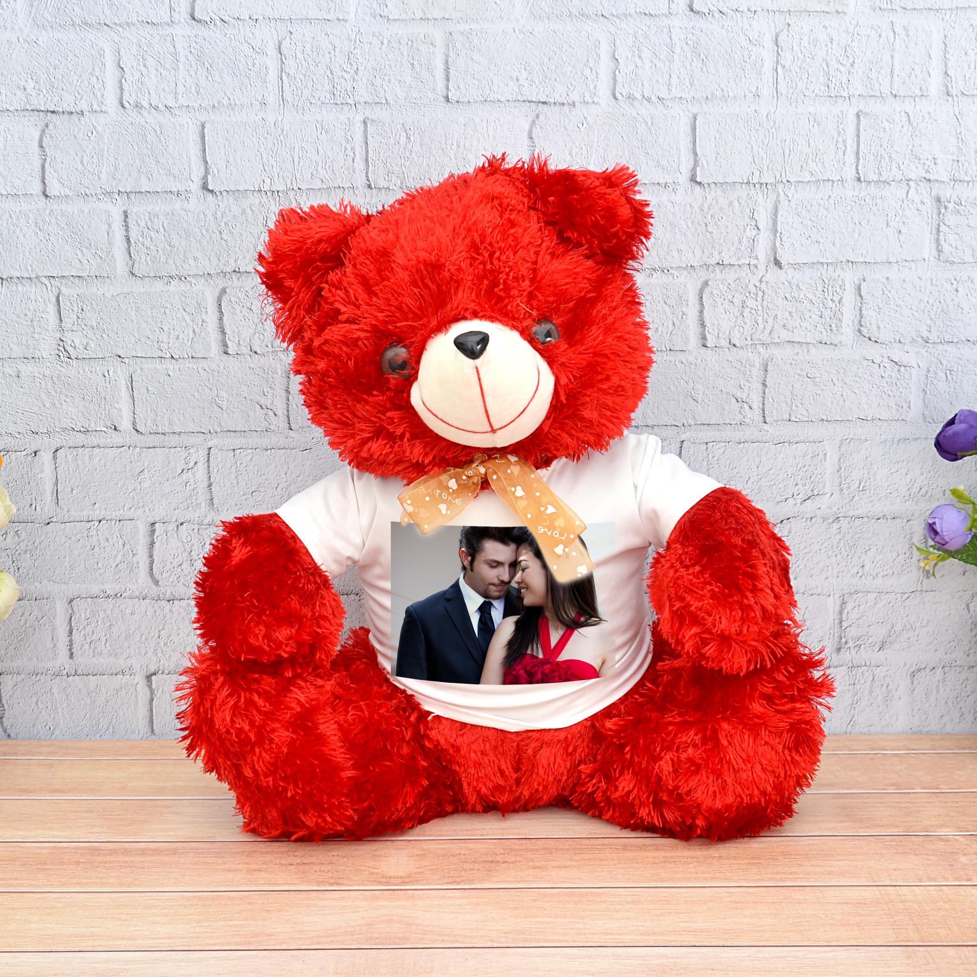 Personalized Red Teddy | Valentine Personalized Teddy