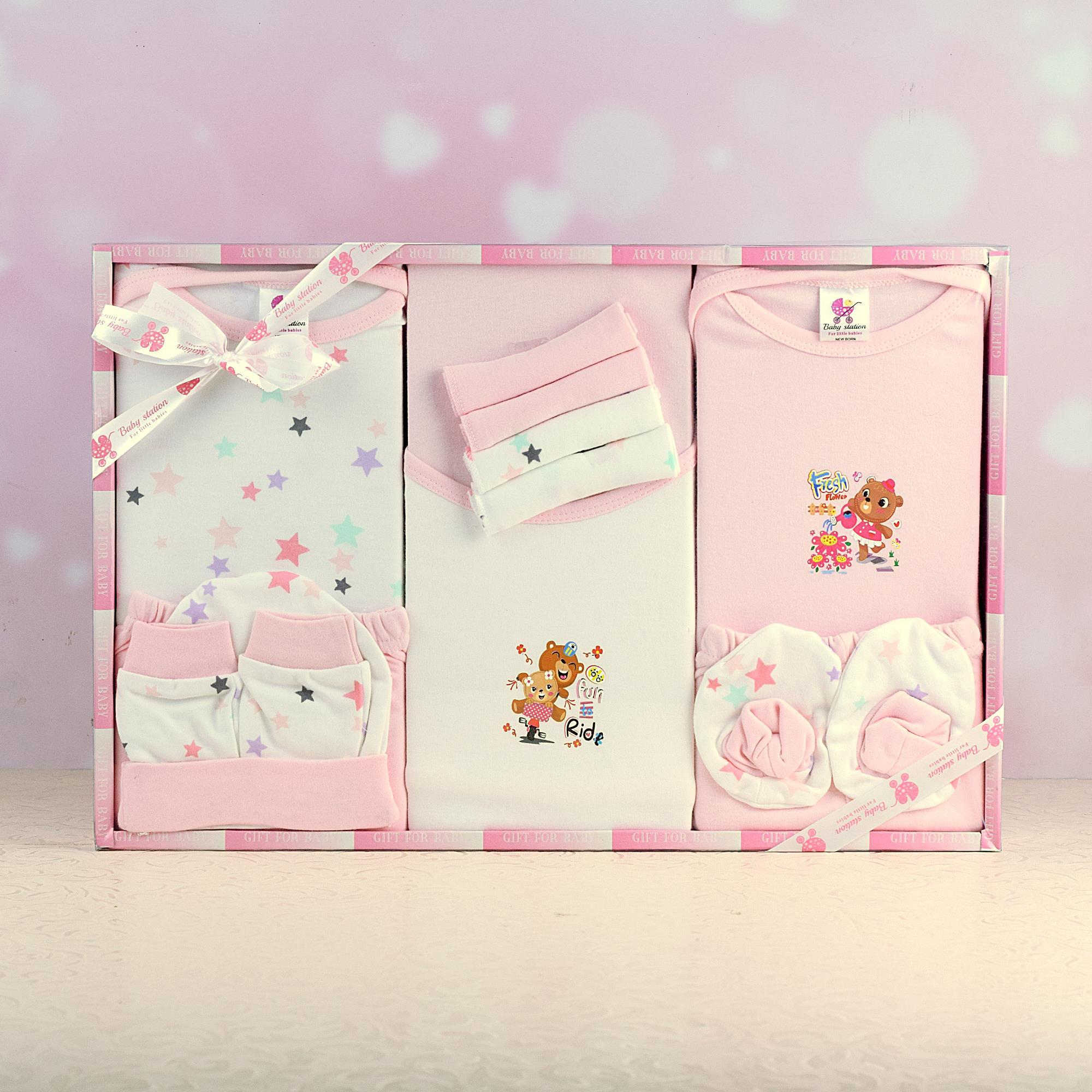 Baby Pink Clothing Set, Gifts for Infants