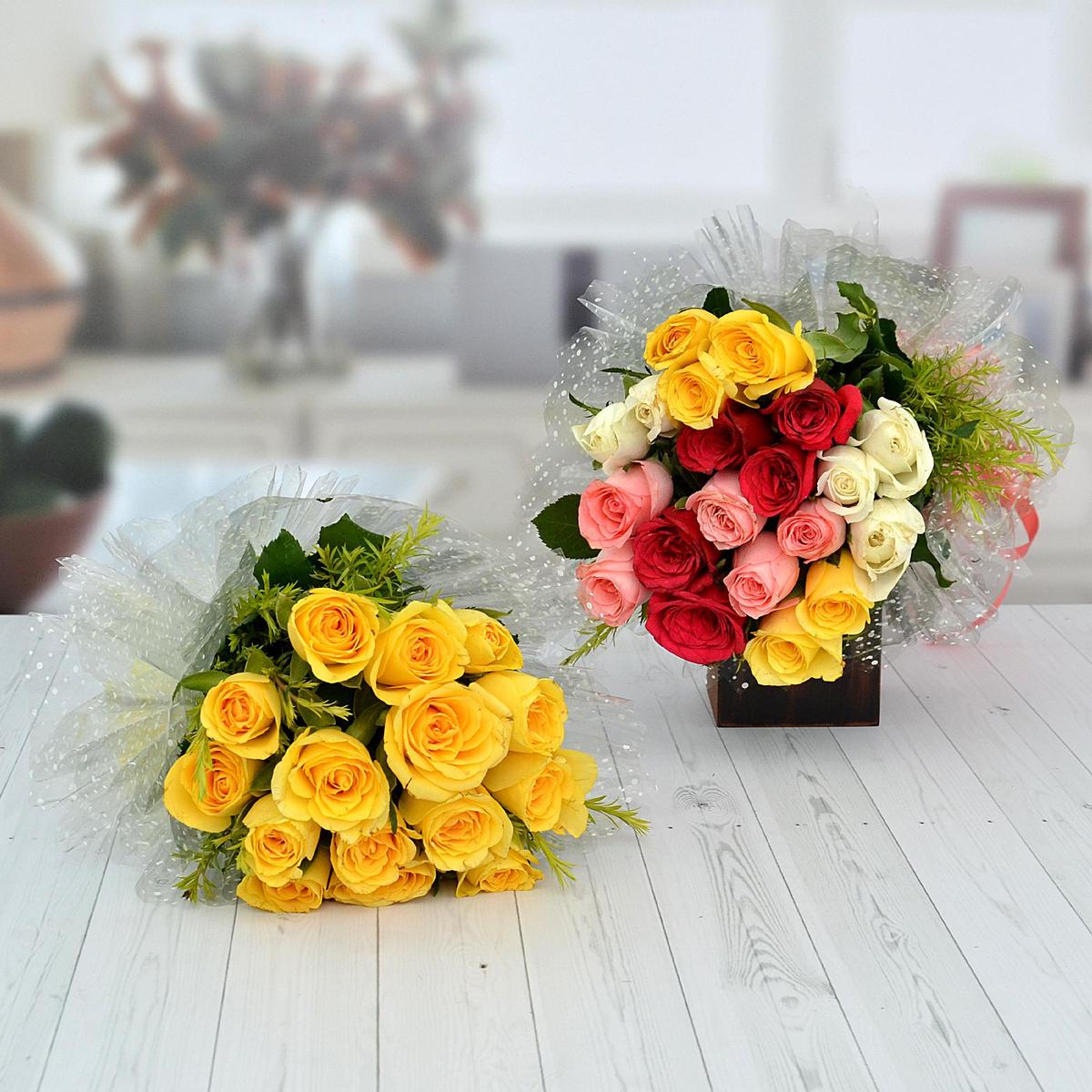Pretty Gift Hamper Flowers On Independence Day pretty-gift-hamper-flowers-on-independence-day