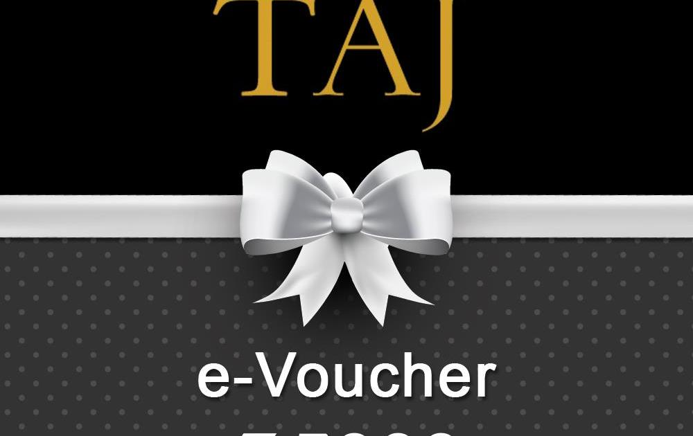 Taj e-Vouchers Rs. 5000 | Dining Gift Cards