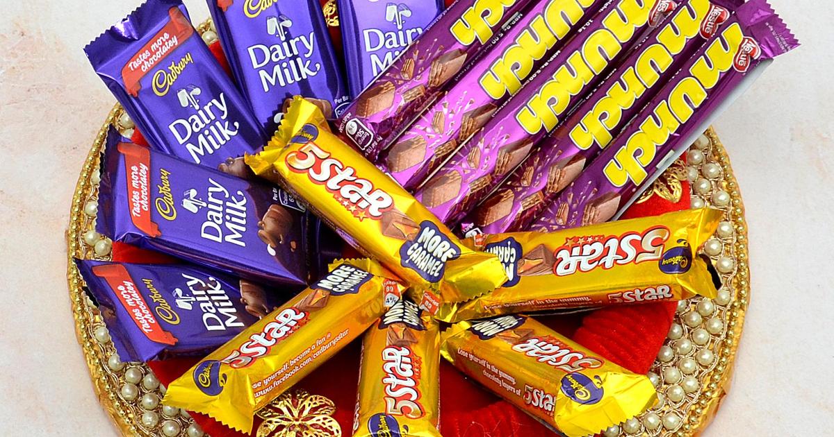 5 pcs Dairy Milk, Kit Kat Chocolates | Exclusive Thalis
