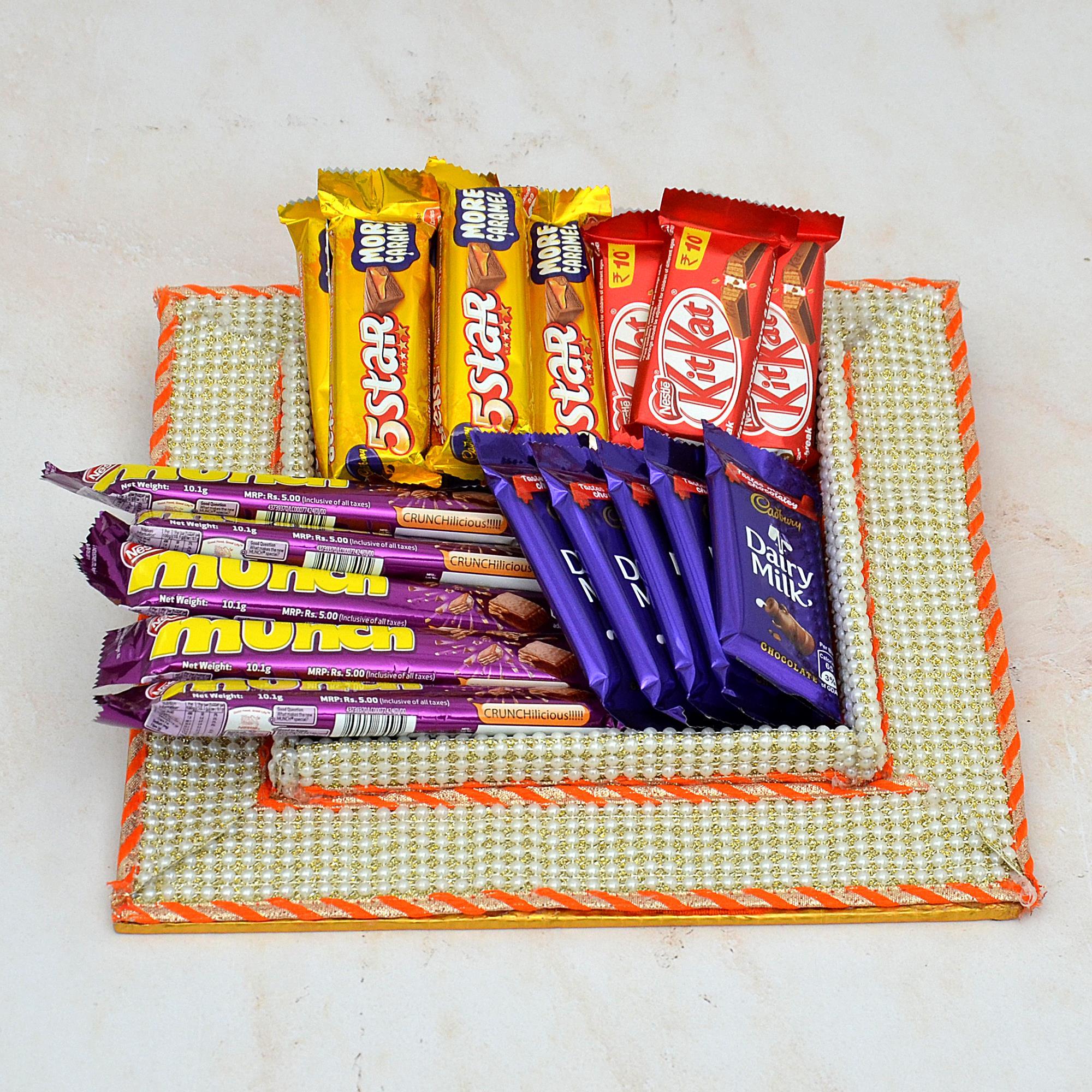 Dairy Milk, Kit Kat & Munch Thali | Exclusive Thalis