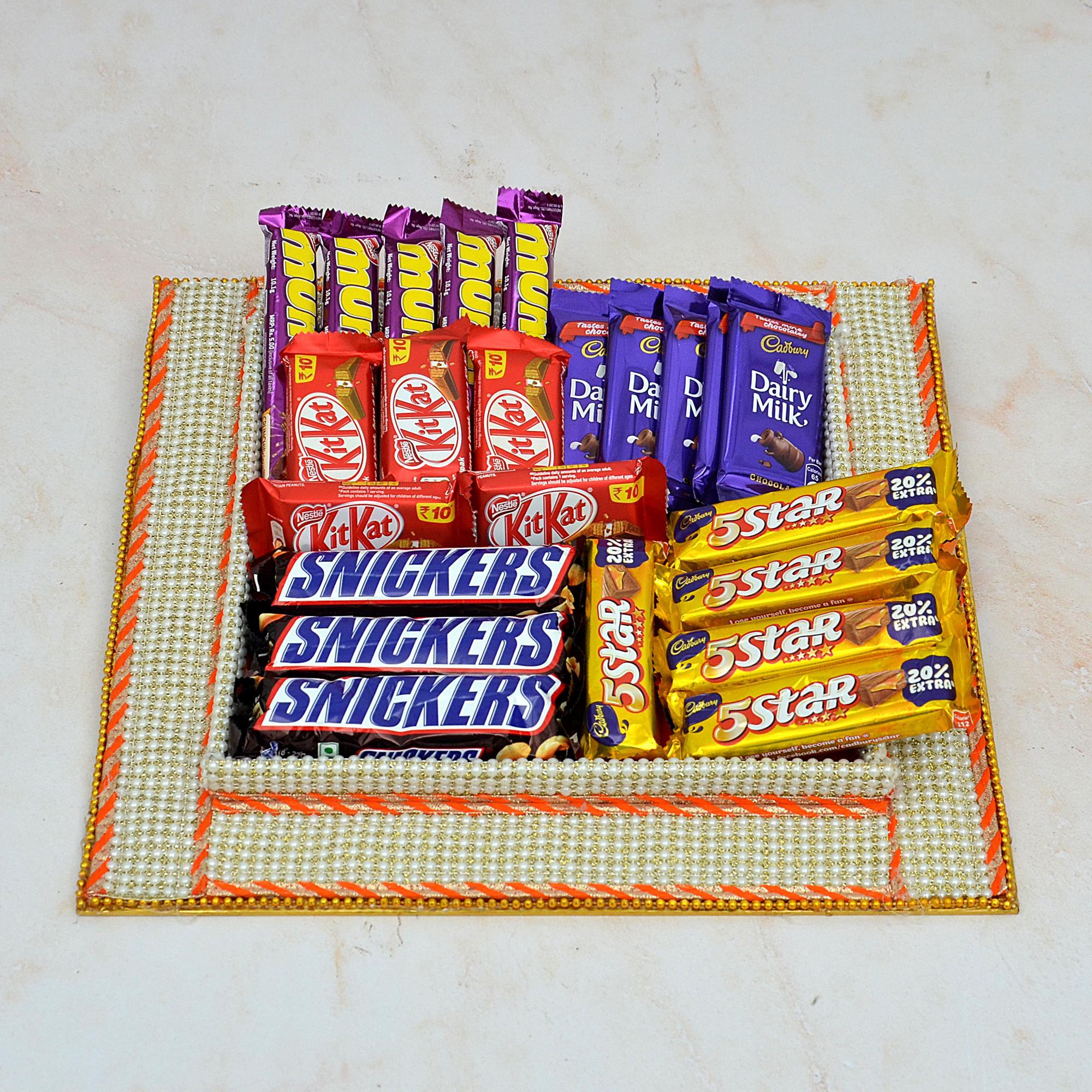 Dairy Milk, Munch & Snicker | Exclusive Thalis