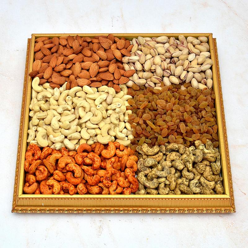 Dry Fruit Thali - 6 Varieties (250 gms each) | Exclusive Thalis