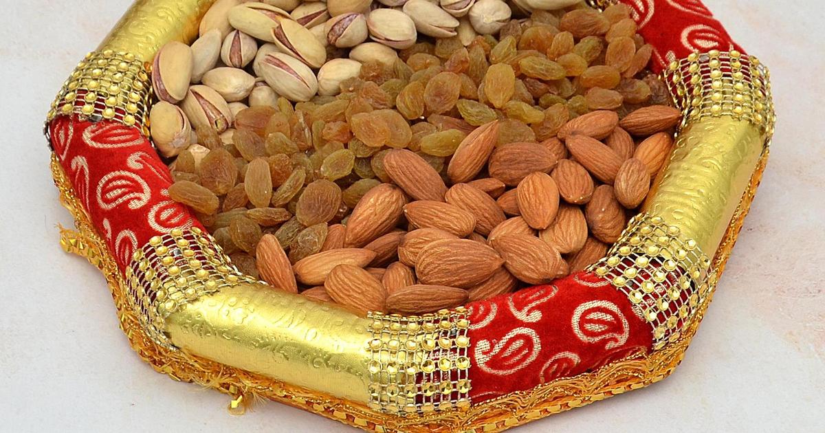 Dry Fruit Thali (Same Day) | Dry Fruit, Diwali (Same Day)