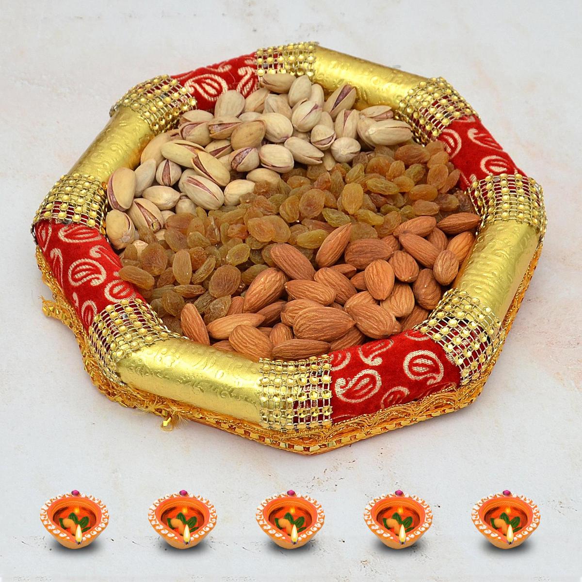 Dry Fruit Thali (Same Day) | Dry Fruit, Diwali (Same Day)