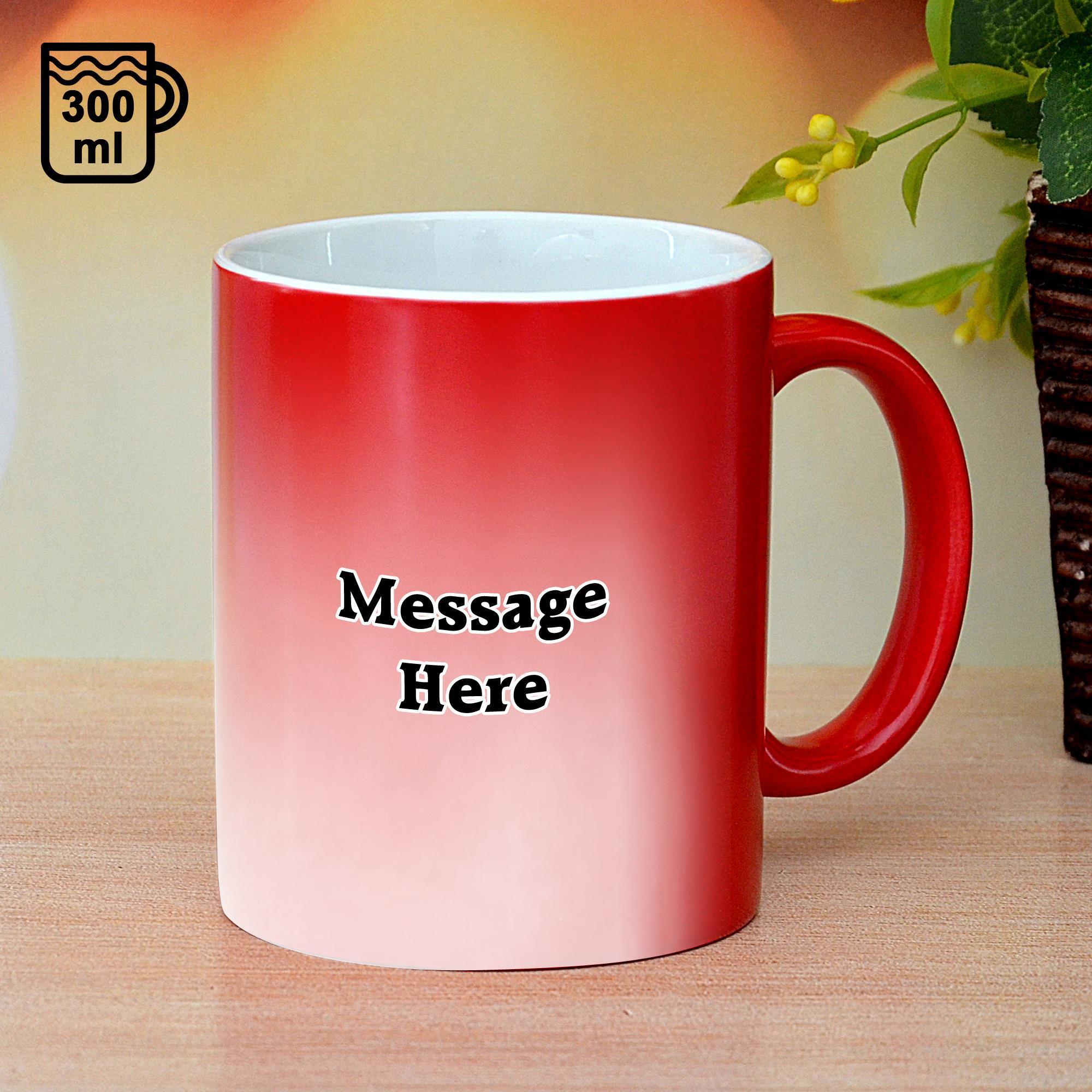 Personalised Red Magic Mug, Personalized Photo Mugs