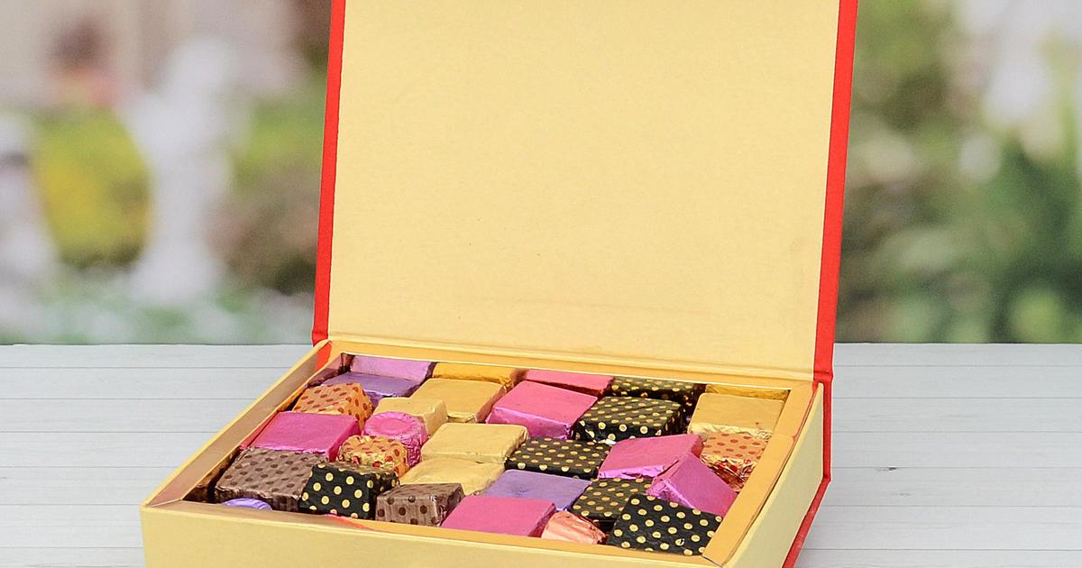 Handmade Chocolates in a Box, Gift Hampers for Men