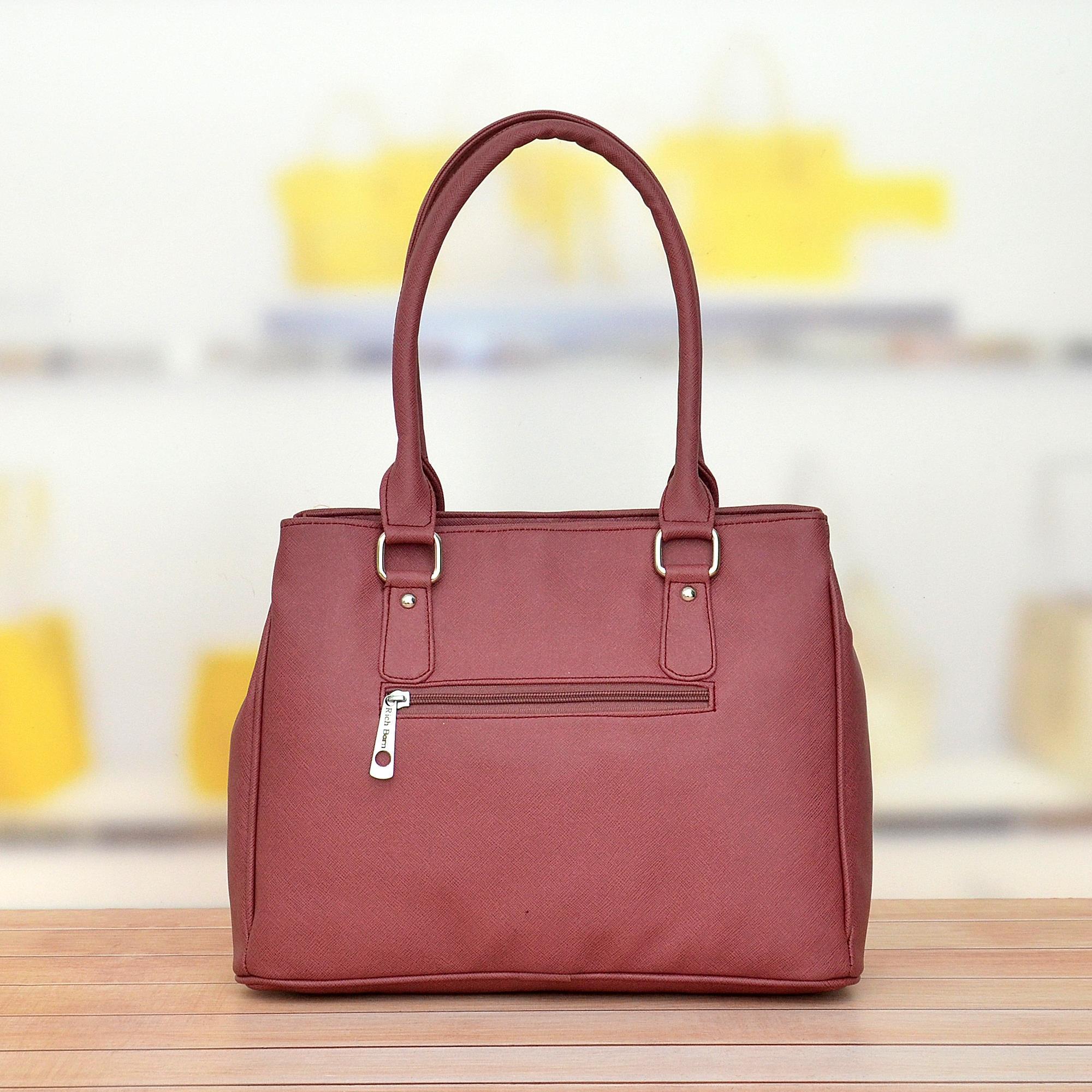 Black and Maroon Handbag | Bags & Purses