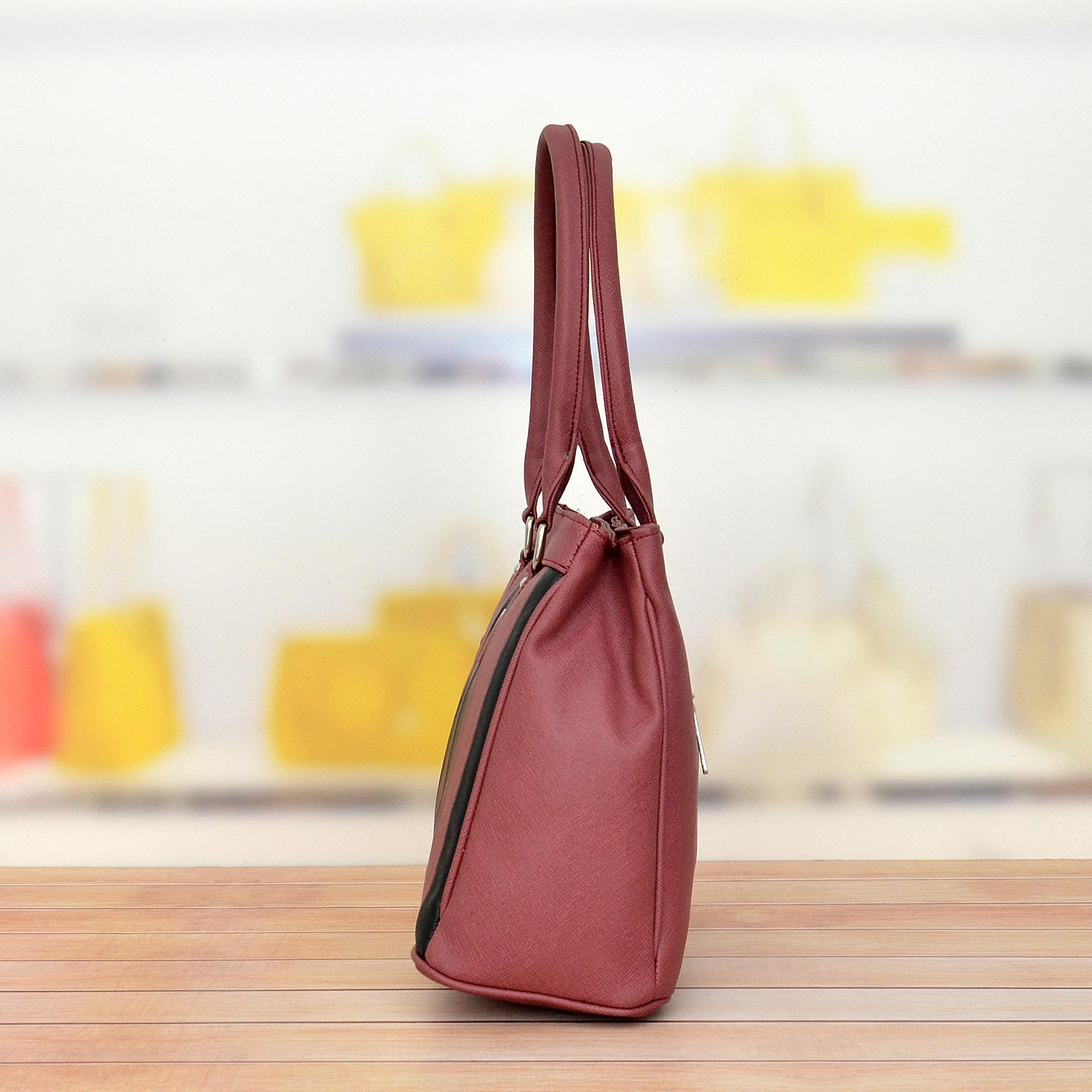 Black and Maroon Handbag | Bags & Purses