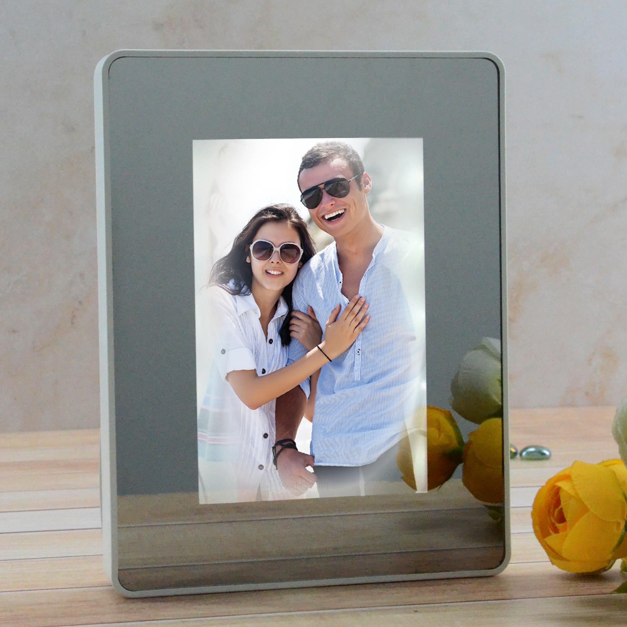 Mirror Custom LED Frame, Personalized Photo Gifts