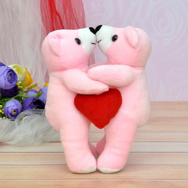 Kiss Teddy With Holding Heart | Same Day